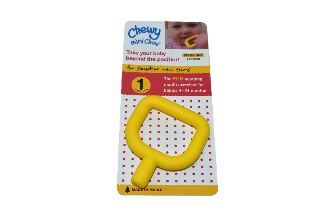 Chewy Tubes Mini Chew-Yellow – Weighted Blankets Plus